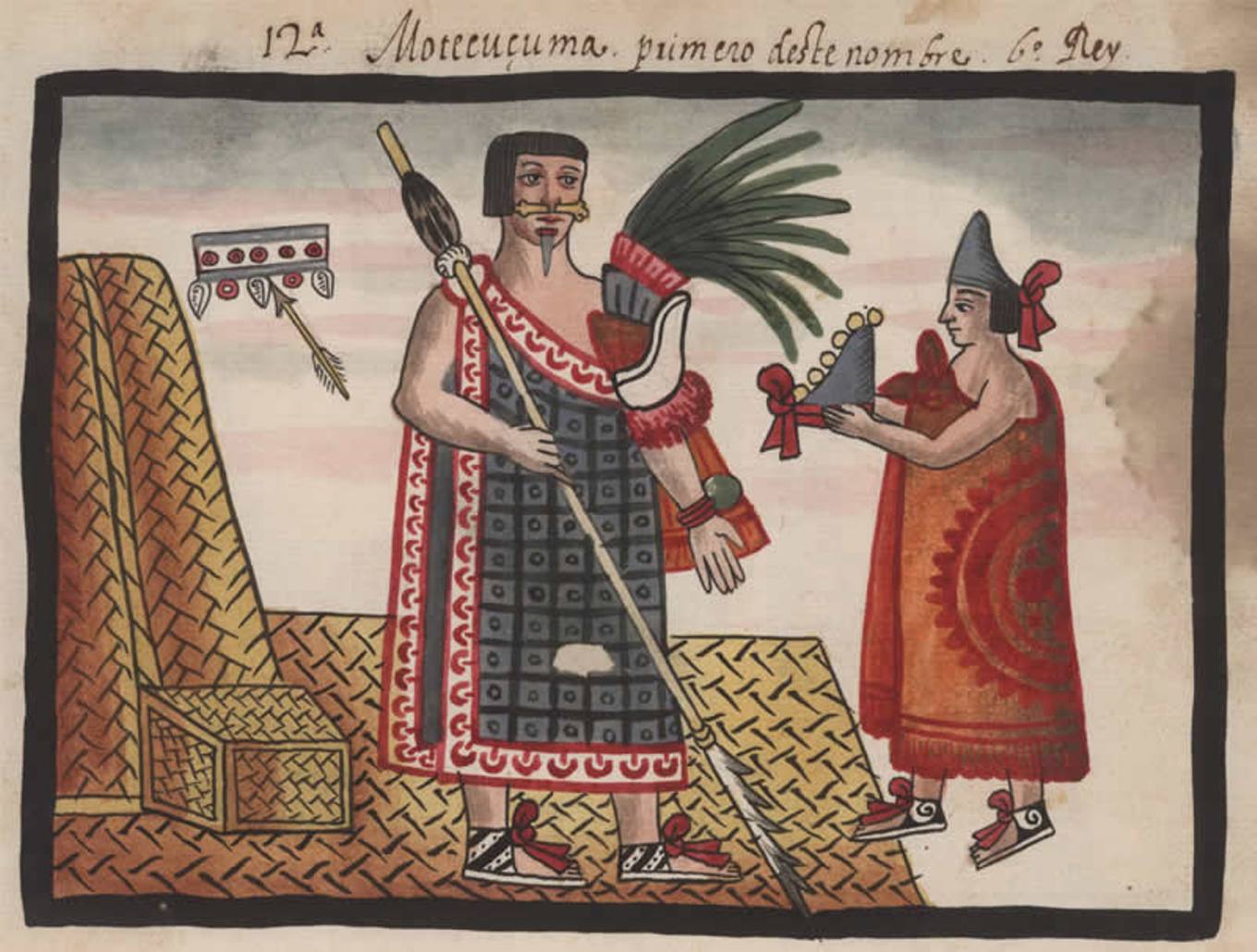 LOS AZTECAS MEXICAS: Motecuhzoma Ilhuicamina -El flechador del cielo-