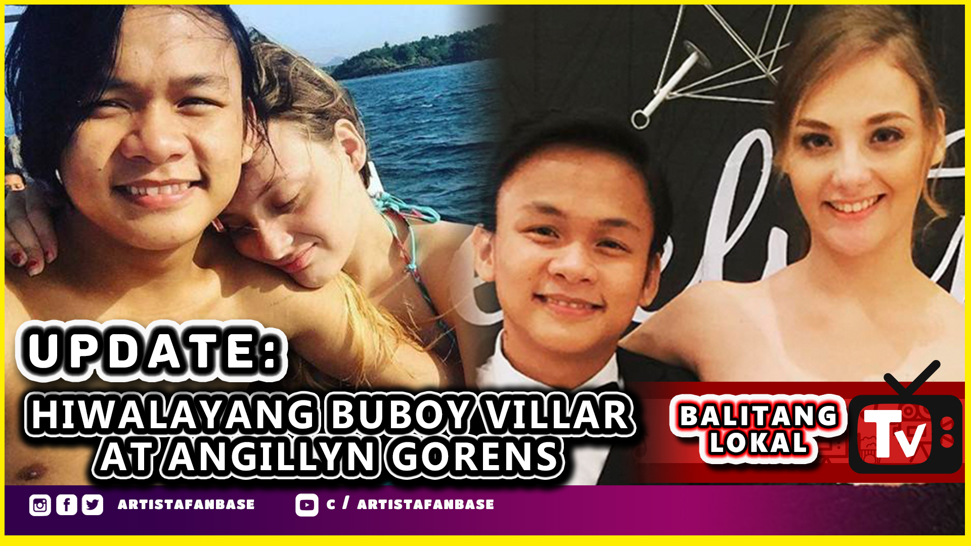 [UPDATE] Hiwalayang Buboy Villar at Partner na si Angillyn Gorens.