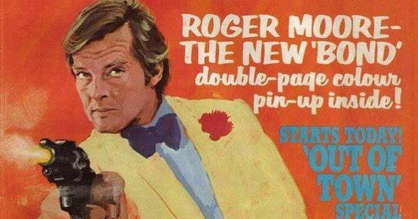 Illustrated 007 - The Art of James Bond: Roger Moore Magazine Cover Artwork