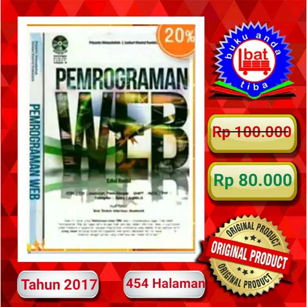 Buku Pemrograman WEB Edisi Revisi + CD > Priyanto Hidayatullah ...