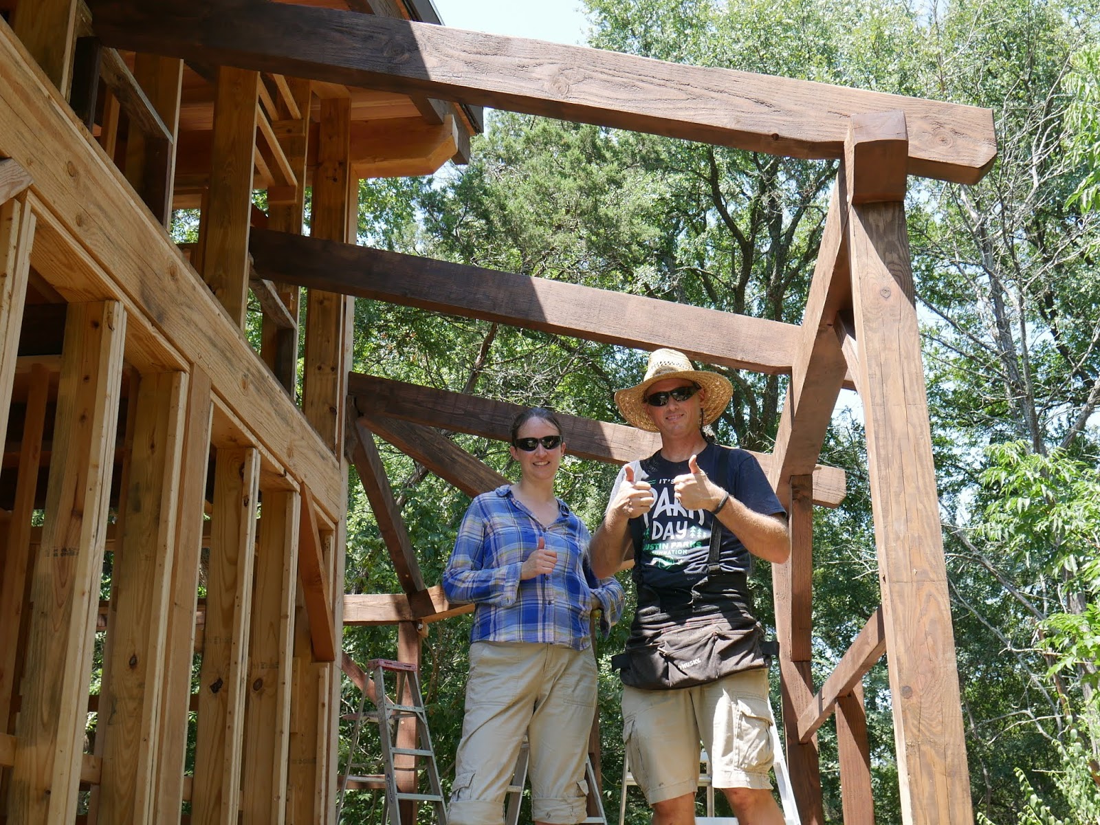 Porch Roof Construction Part 2: Rafters and Decking – Offgridburbia
