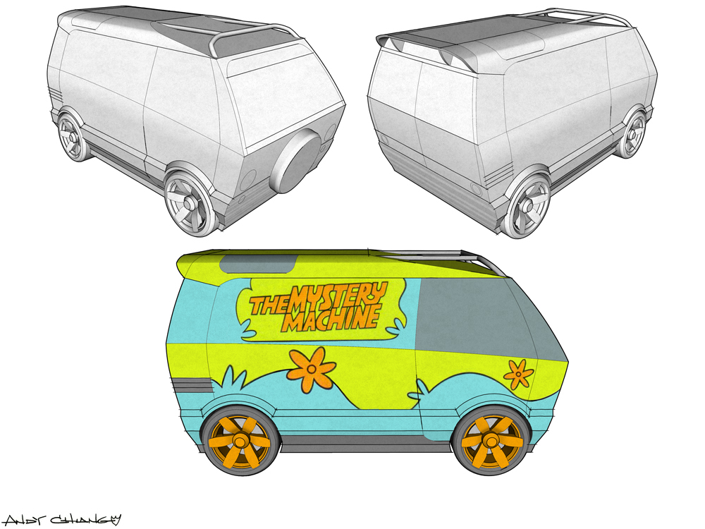 ACVEGAN: SD Mystery Machine Concept
