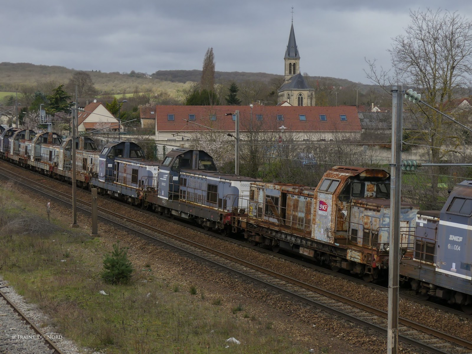 LA PASSION DU TRAIN: Marche CMR à Rosny sur Seine le 25 Février 2020