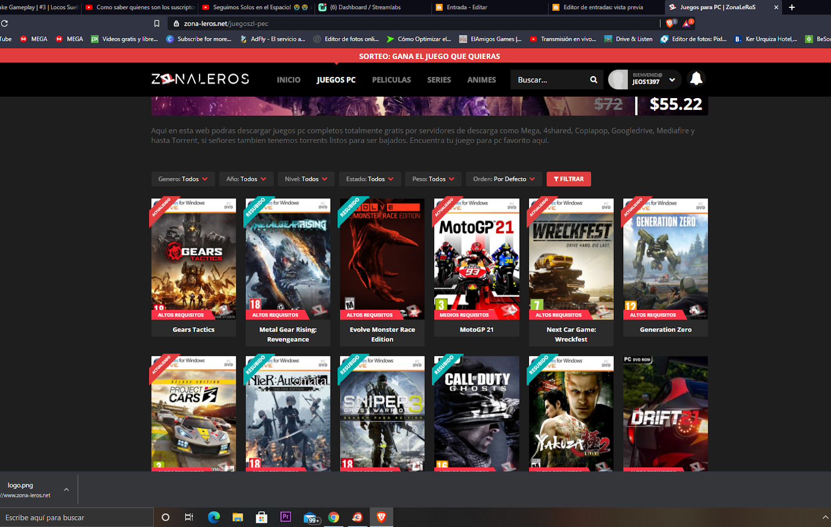 Pagina Para Descargar Juegos