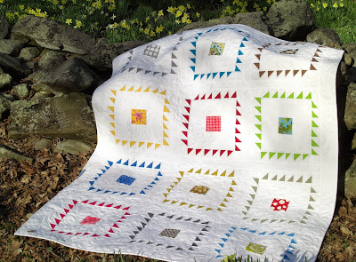 Karen Griska Quilts: Little Flags - A Modern Quilt Pattern