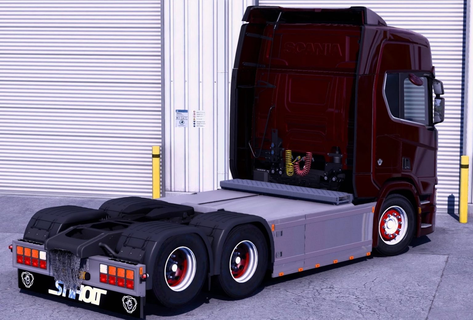 EURO TRUCK2 Scania Next Gen Custom Chassis with Chains 1.41 ETS2 EURO TRUCK2 Scania Next Gen Custom Chassis with Chains 1.41 ETS2
