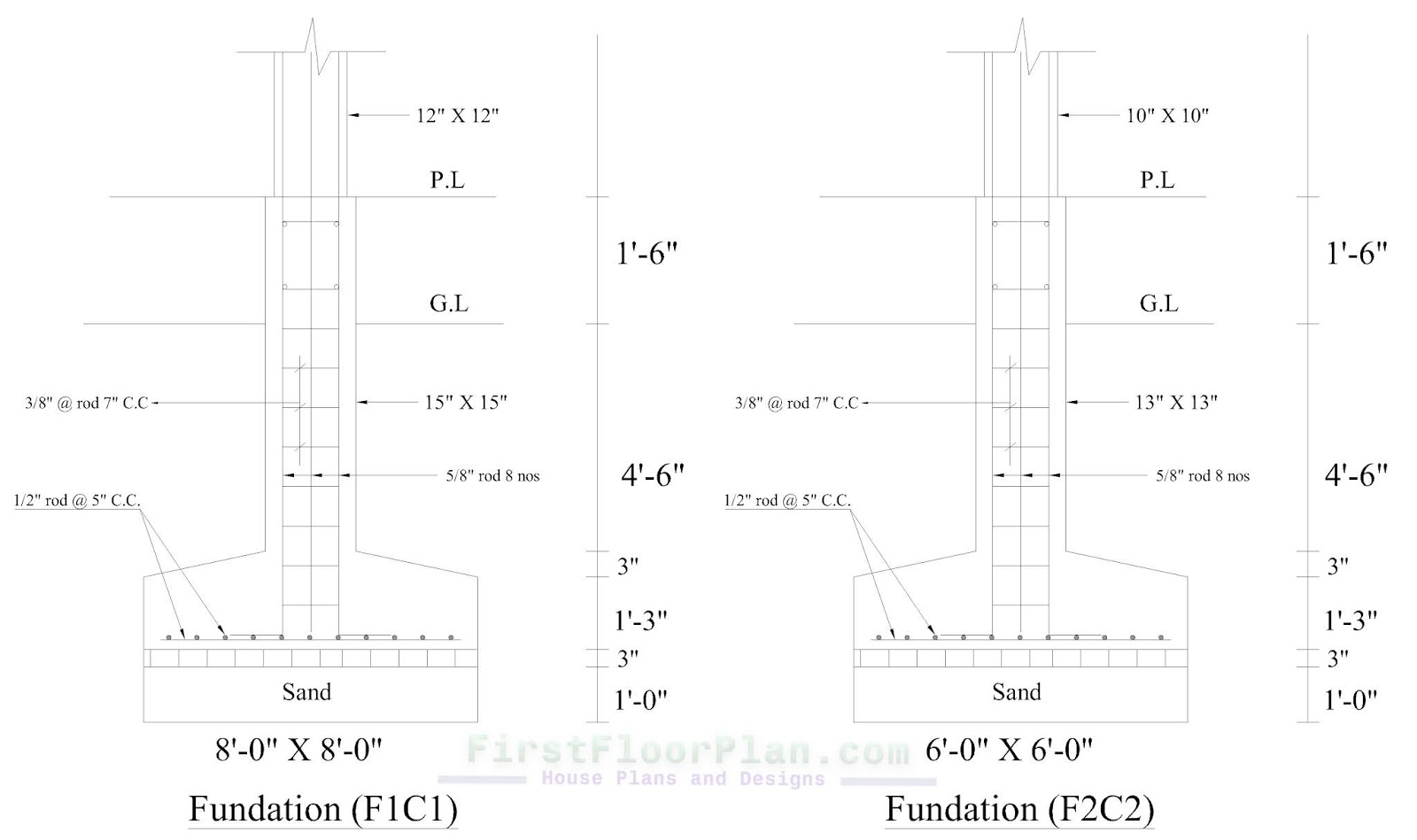 Small House Floor Plan | Column Layout | Slab Reinforcement Details ...