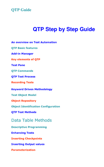 Optional Steps Syntax in QTP, Quick Test Professional Optional Steps ...