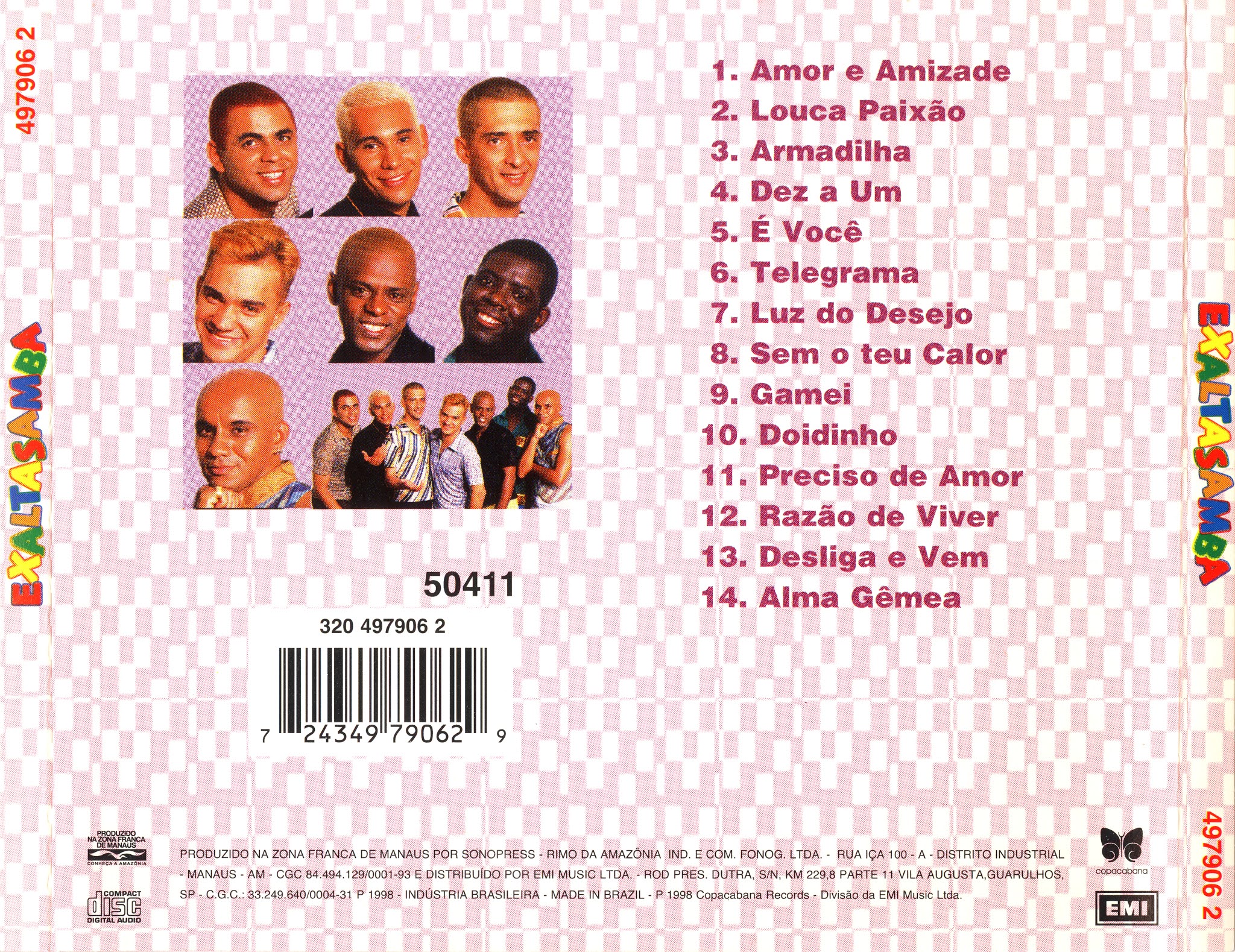 Samba & Pagode Flac: Exaltasamba - Seus Grandes Sucessos (2004) Flac