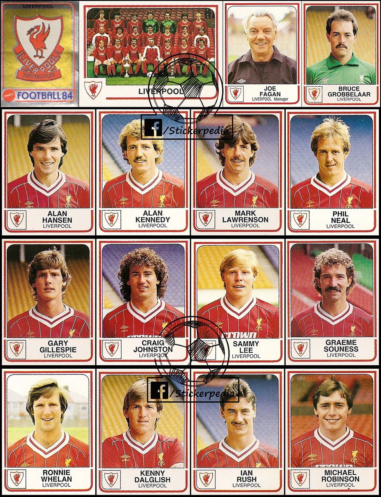 HISTORY OF PANINI STICKERS IN BRITISH DOMESTIC FOOTBALL