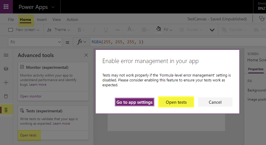 Aspiring Architect: Power Apps - Test Studio - Automation Testing