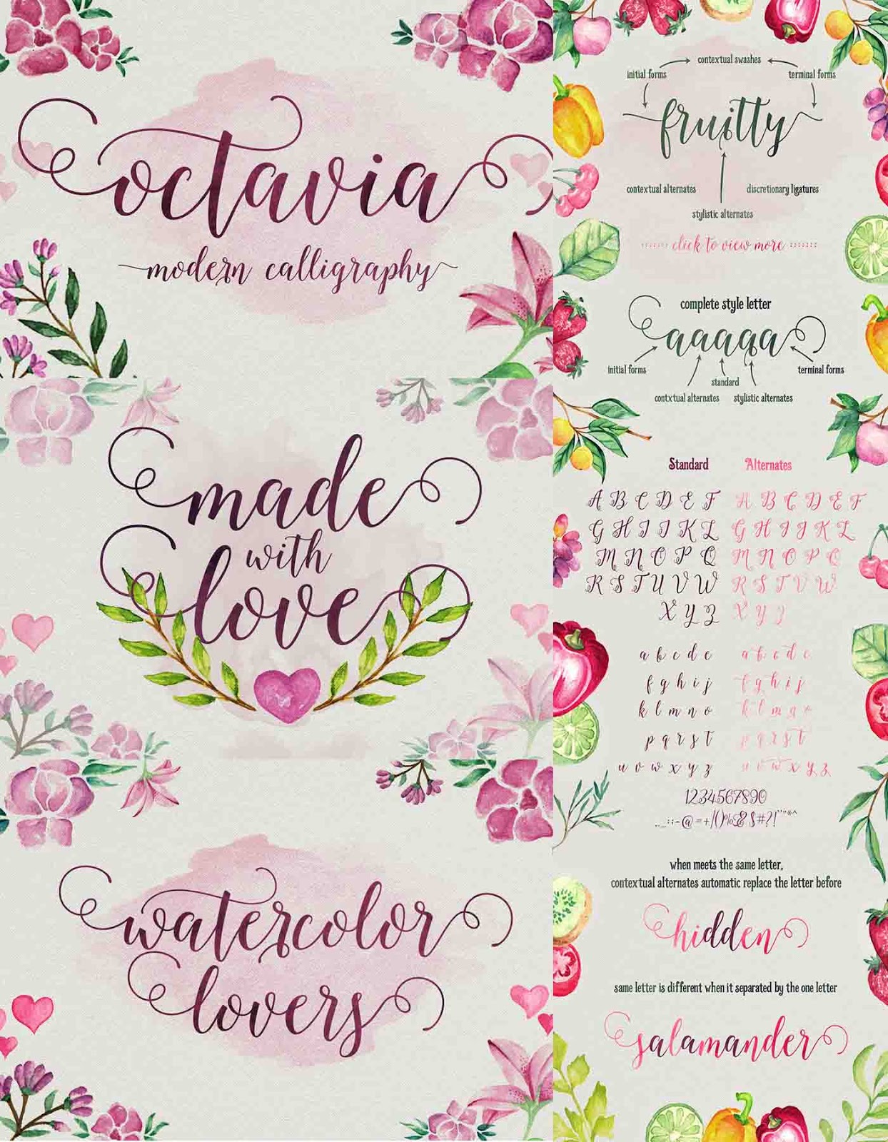 Fonts Premium: Font Octavia Script