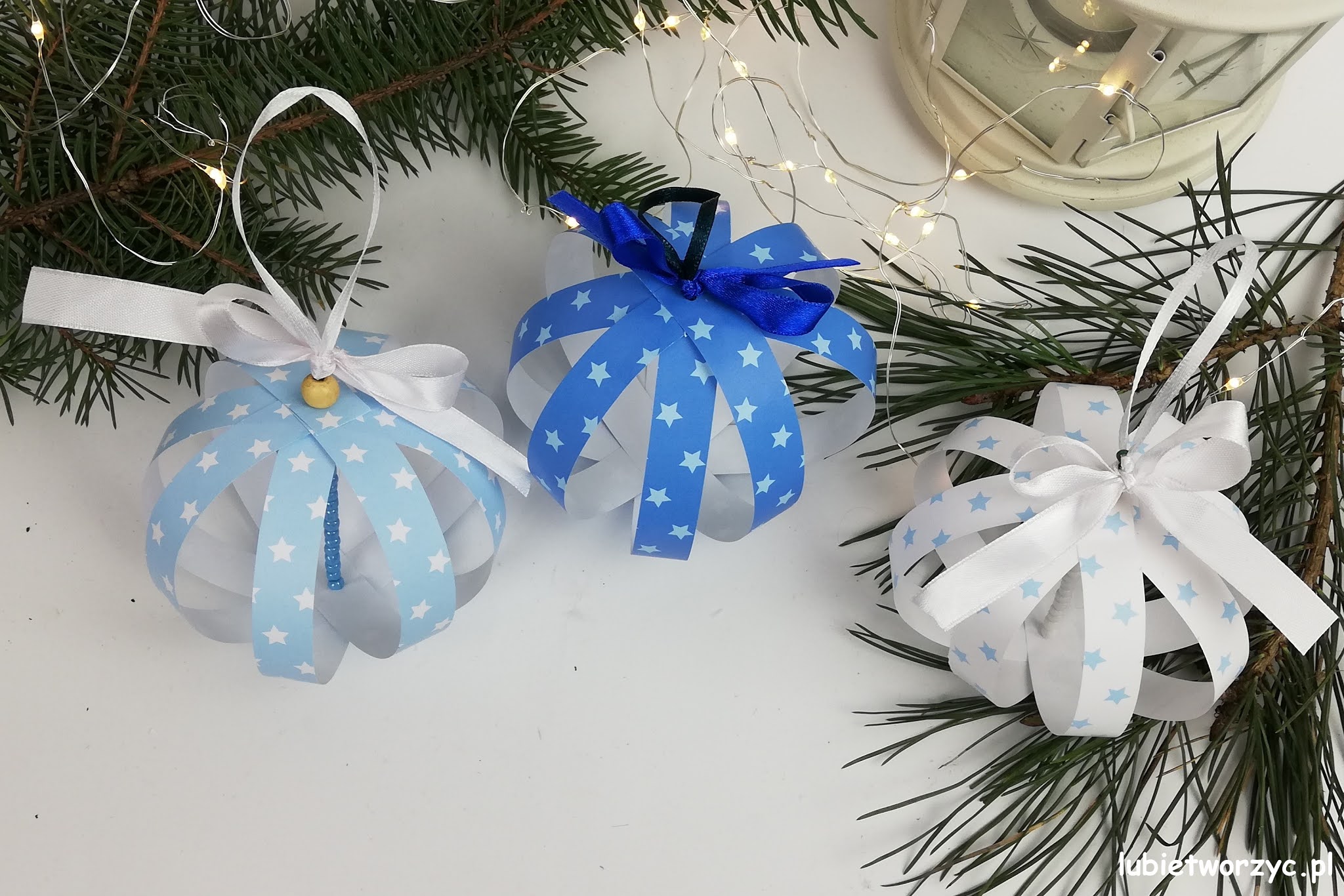 Jak zrobić Bombkę z Pasków Papieru (2 sposoby) [DIY Tutorial]