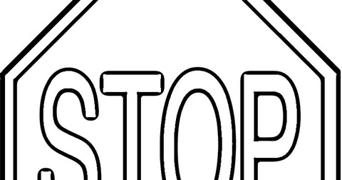 Stop Sign Coloring Page ~ Coloring Pages