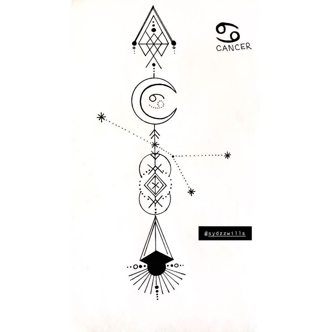 240+ Cancer Tattoo Designs (2020) Zodiac, Horoscope, Symbol, Sign ...