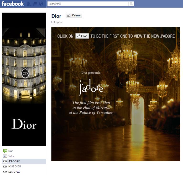 Dior lance en exclusivité mondiale sur Facebook son prochain film J ...