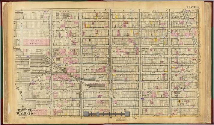 New York - History - Geschichte: Herald Square ca 1888