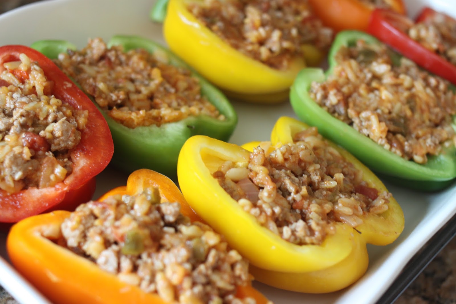 Fiesta Stuffed Bell Peppers | The Larson Lingo | Bloglovin’