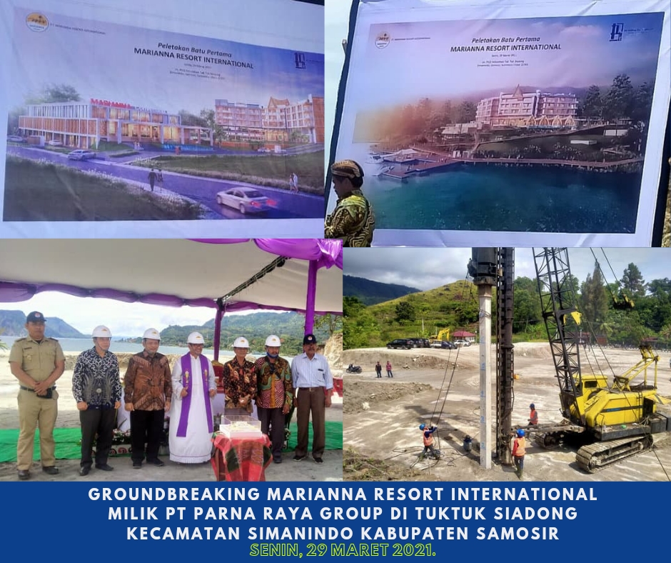 Hotel Bintang 4 Hadir di Samosir, Groundbreaking Marianna Resort ...