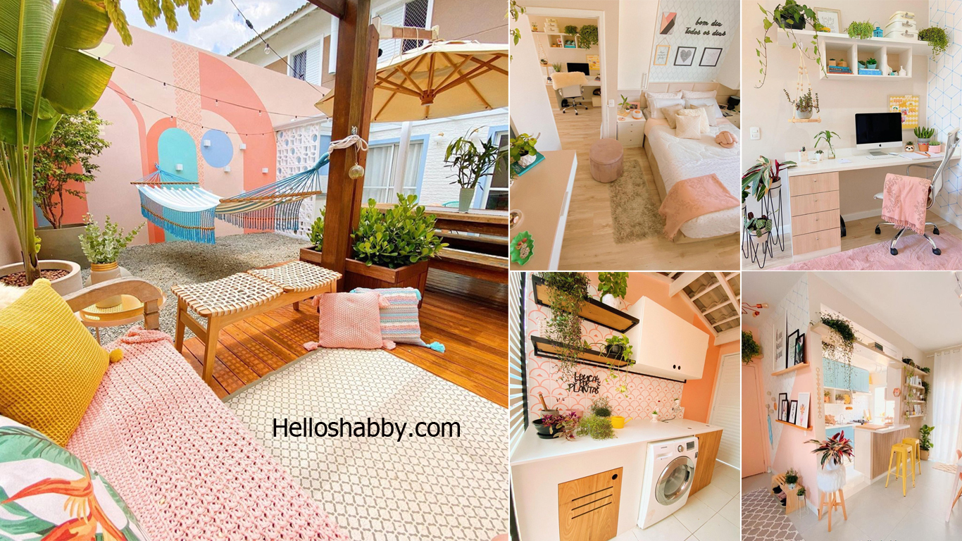 Sweet Pretty Home Interior With Pastel Color ~ HelloShabby.com ...