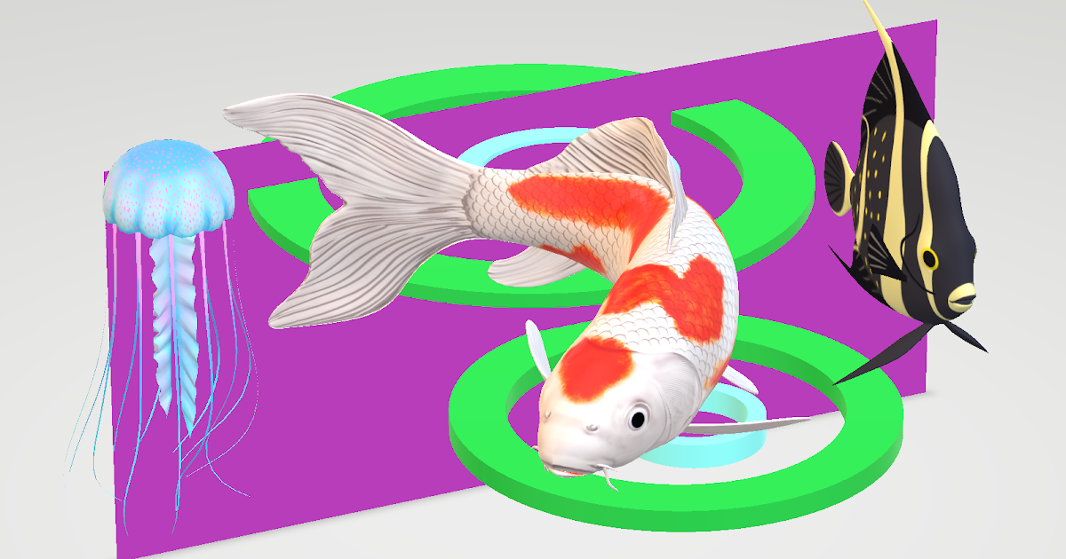 CETAVICH: ABSTRACT 3D DRAWINGS NR.8 - Virtual fish
