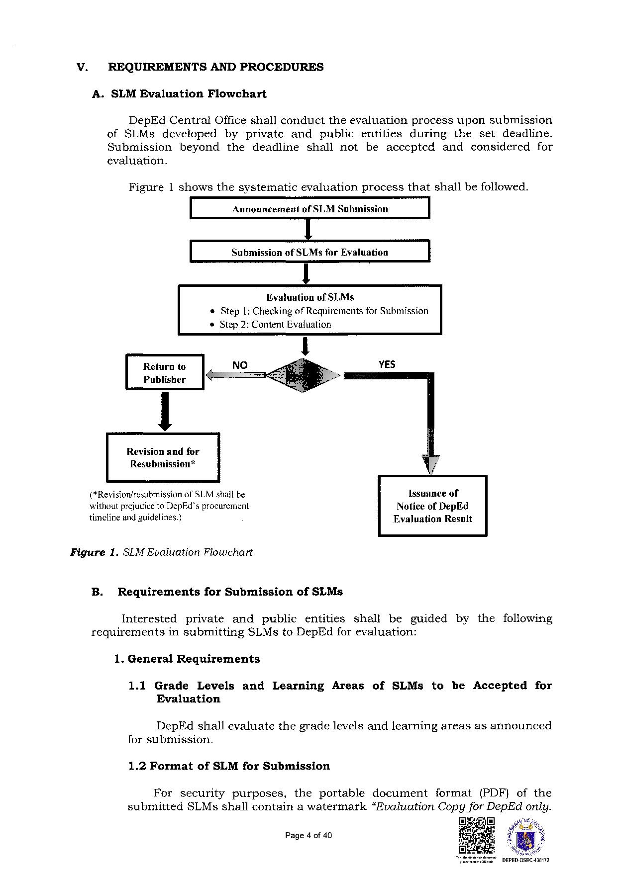 GUIDELINES ON THE EVALUATION OF SELF-LEARNING MODULES FOR QUARTERS 3 ...