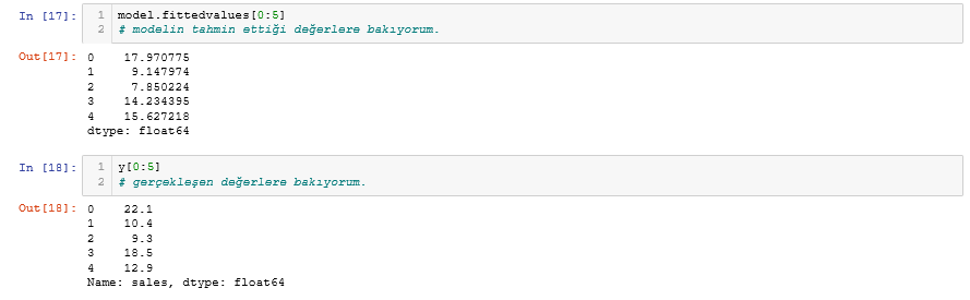 Python - Basit ve Çoklu Doğrusal Regresyon