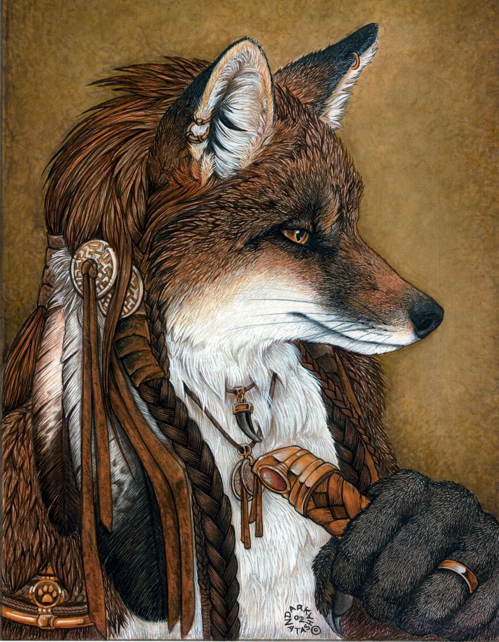 The Magic cafe: Фурри-арт Лисы. Dark Natasha