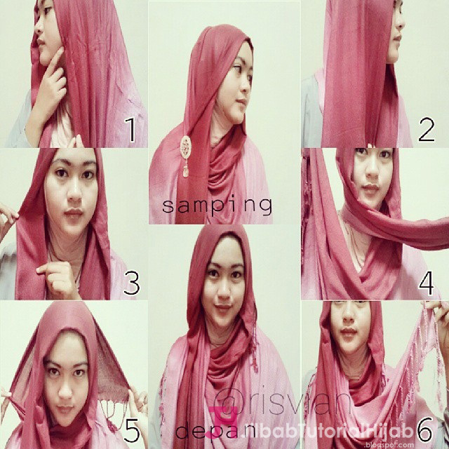 6 Tutorial Style Hijab Pashmina Simple | JilbabNa