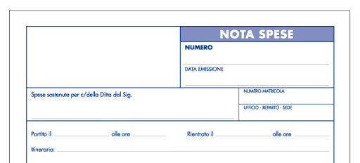 Come effettuare una nota spese e gestire le spese di rappresentanza