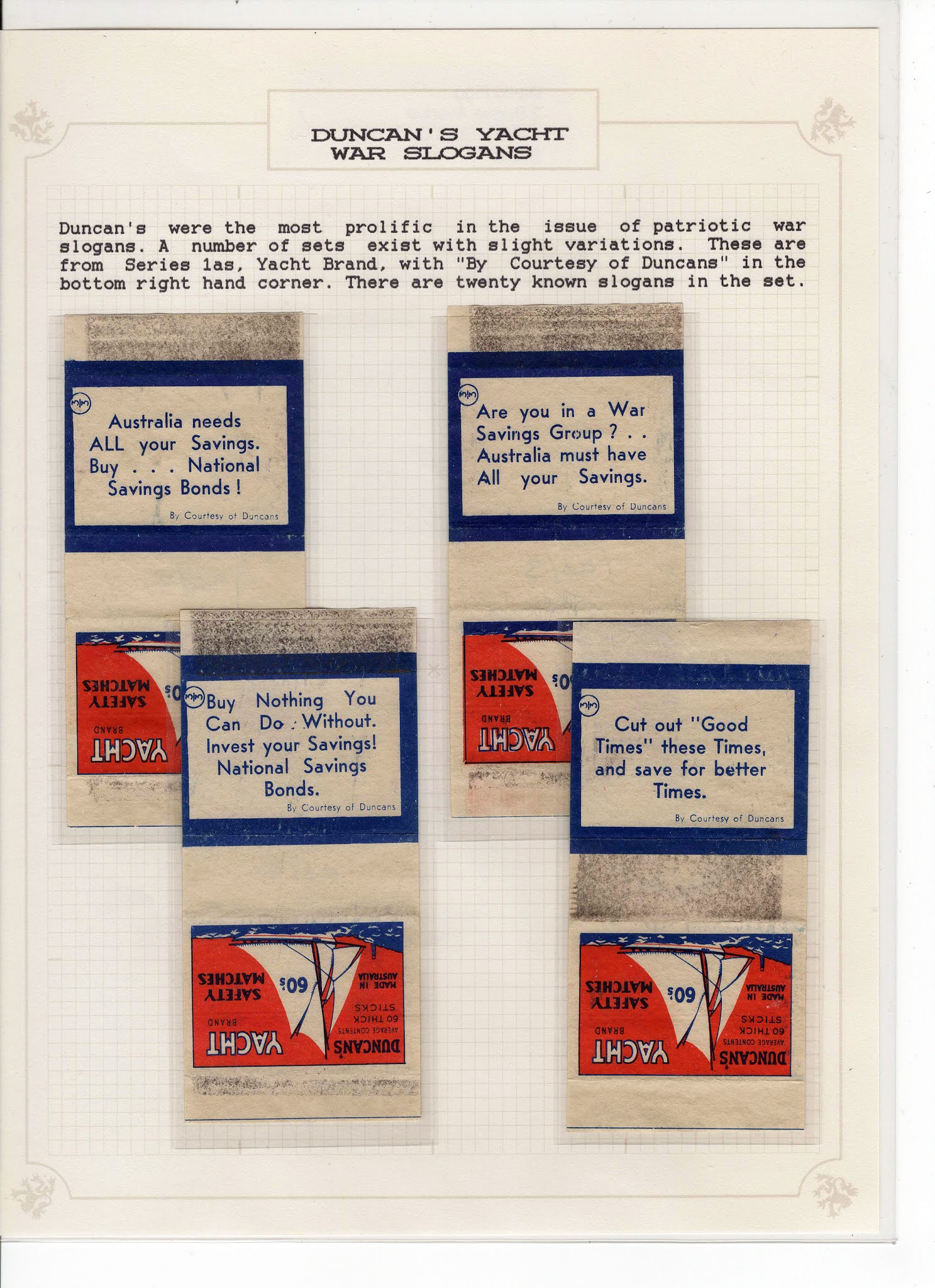 1st Online International Matchbox & Labels Exhibition: David Figg ...