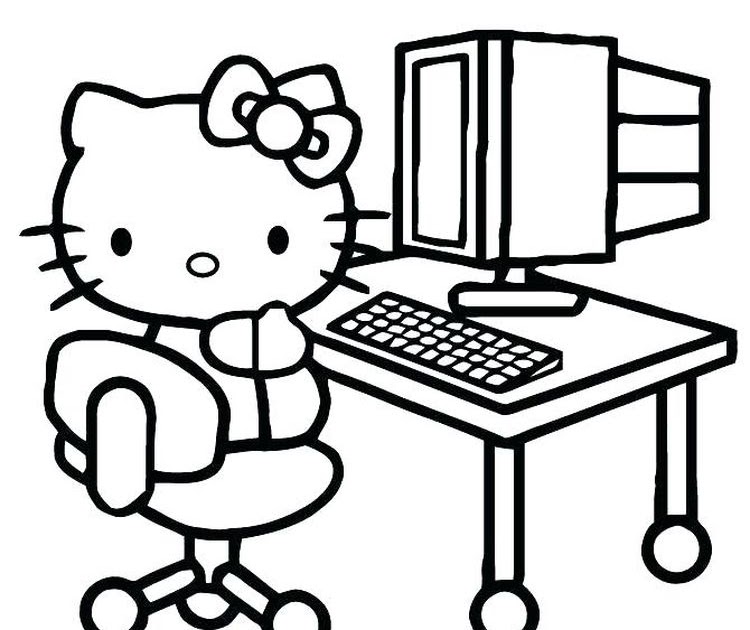 Computer Coloring Pages Printable - Fun, Free and Easy