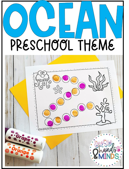 Ocean Preschool Theme | Busy Hands and Minds