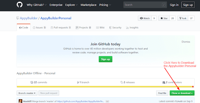 Offline Appybuilder for Windows - How to Install Steps
