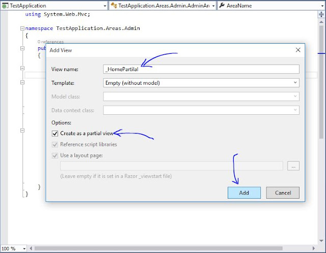 Partial View in Asp.Net MVC - MVC Arena (ASP.Net)