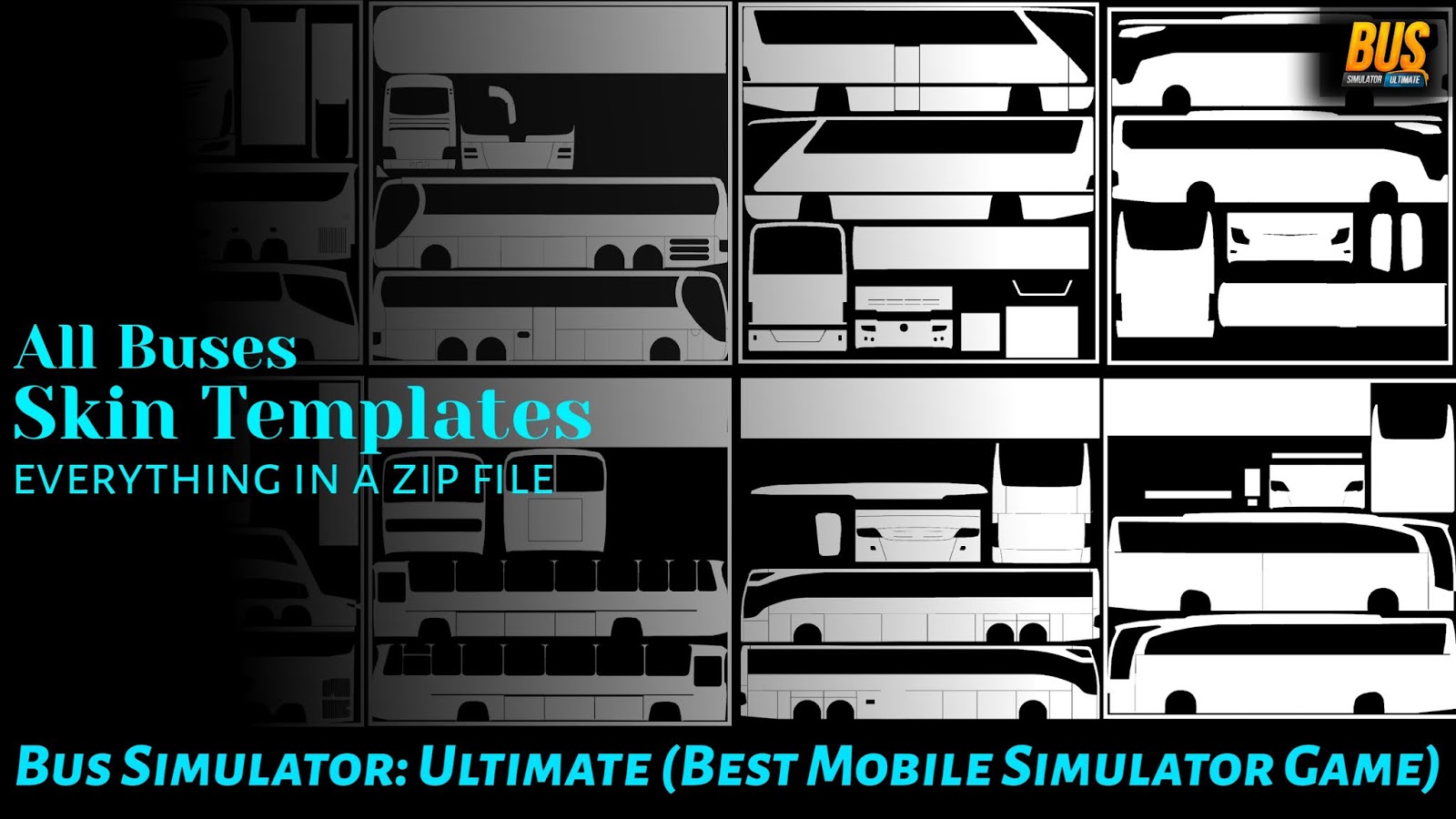 Bus Simulator Ultimate Bus Skin Templates Free Download - Sourav Gaming