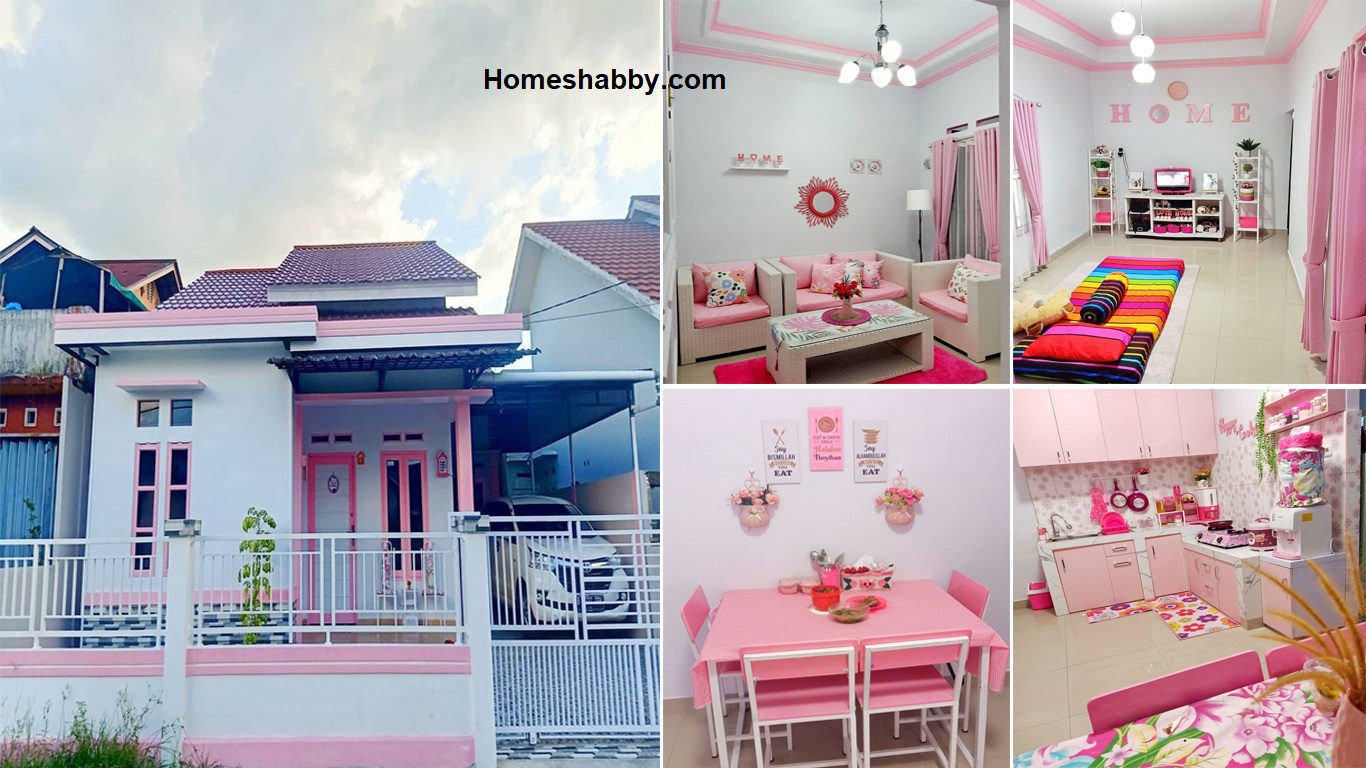 Inspirasi Rumah Type 36 dengan Nuansa Pink yang Menggemaskan, Kamarnya ...