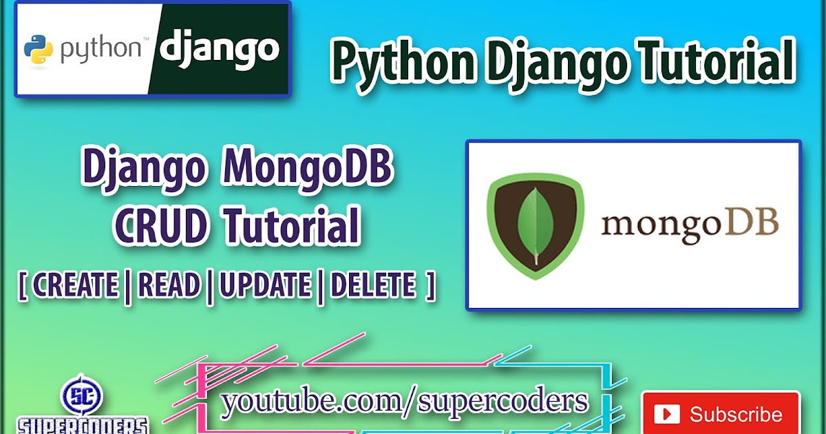 Python Django MongoDB CRUD Tutorial | CREATE,READ,UPDATE,DELETE ...
