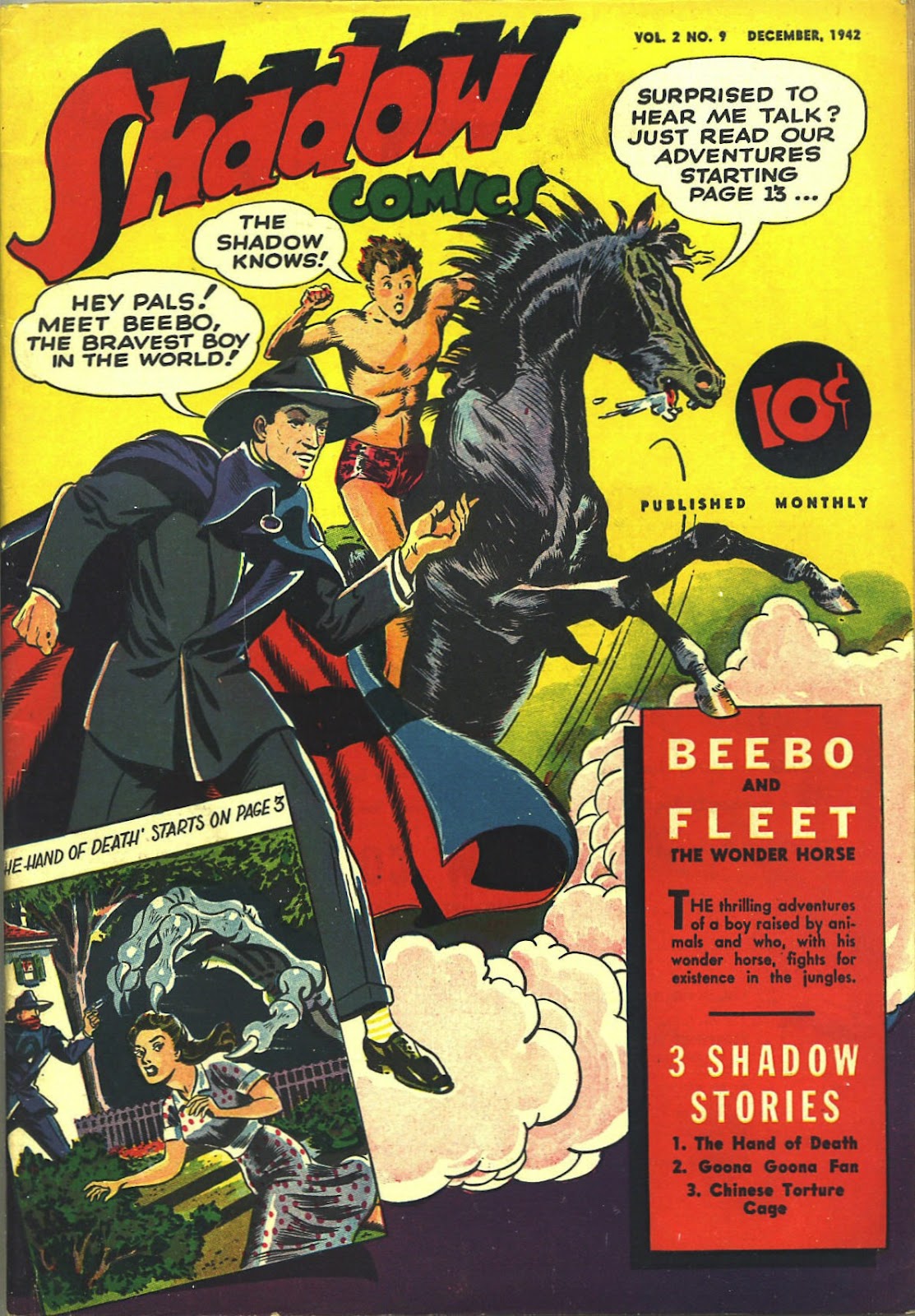 Old Comics world: Shadow Comics v2 009 (1942) - Street & Smith
