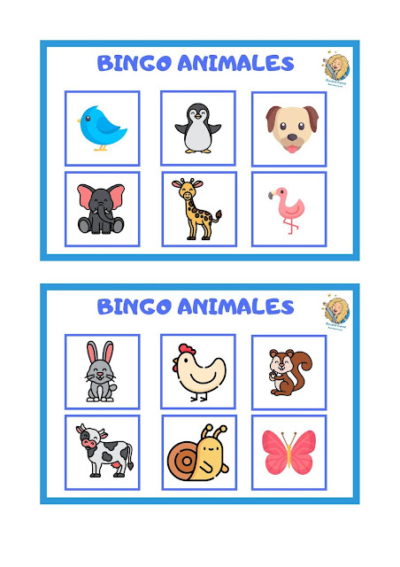 AULA DE SUPERACIÓN: ⭐BINGO ANIMALES