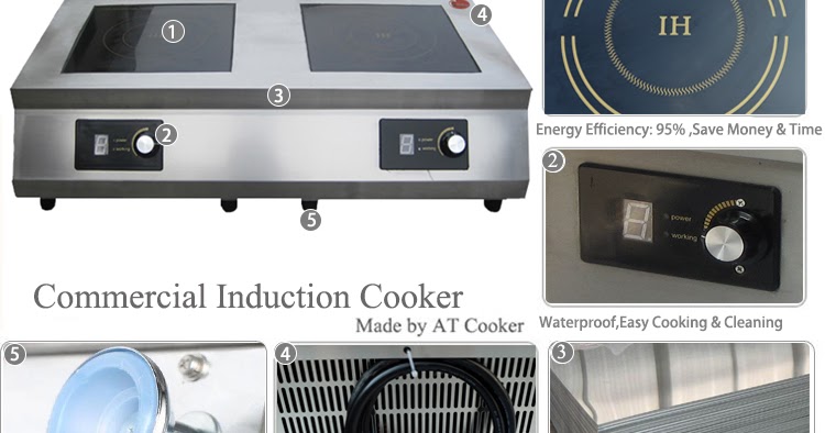 AT Cooker, a professonial manufacturer of commercial induction cooktops ...