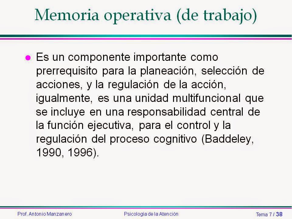 Psicología de la Atención - UCM: Funciones ejecutivas