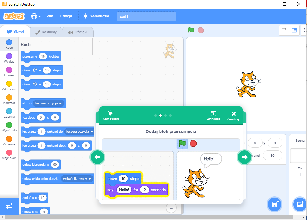 "Koduj z Klasą" w 30 z Lublina: Nauka programowania w Scratch - 2020