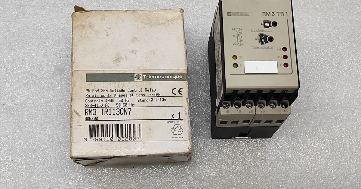 TELEMECANIQUE RM3 TR1 TIME RELAY RM3 TR113QN7