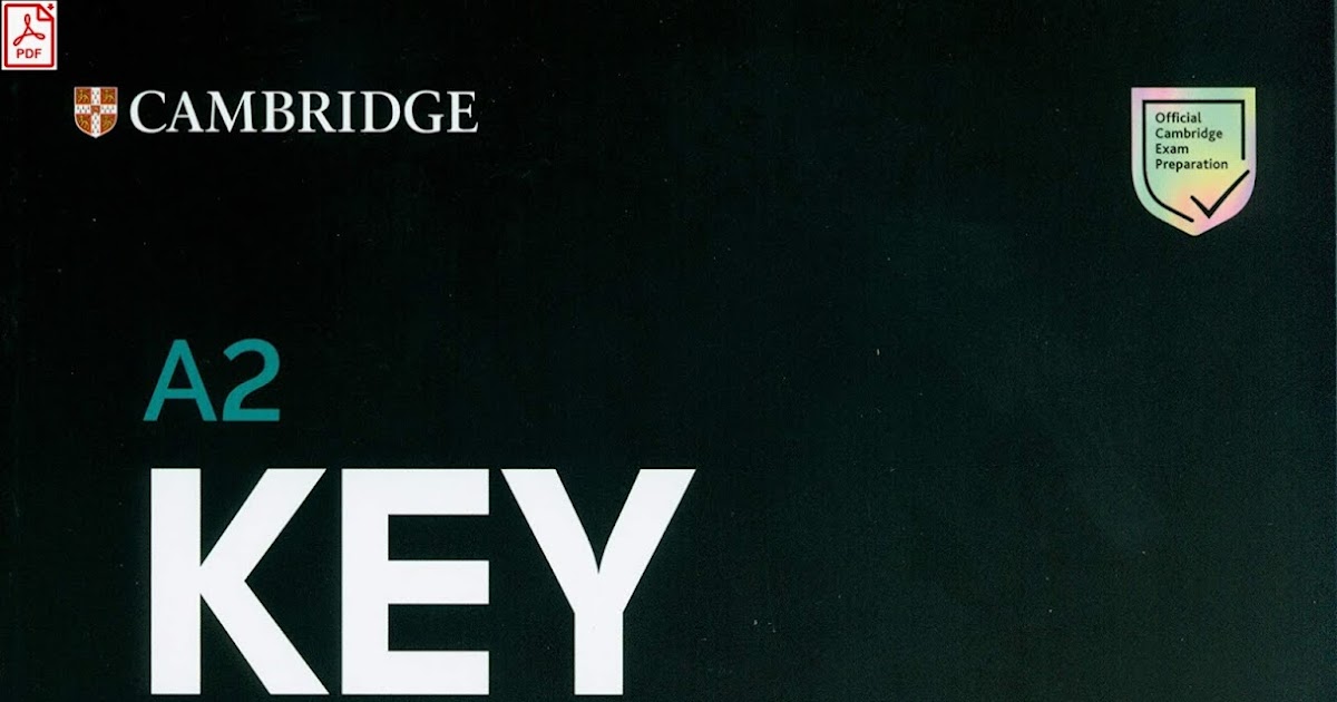 Cambridge A2 KEY FOR SCHOOLS 1 with answers (2020) | PDF + CD