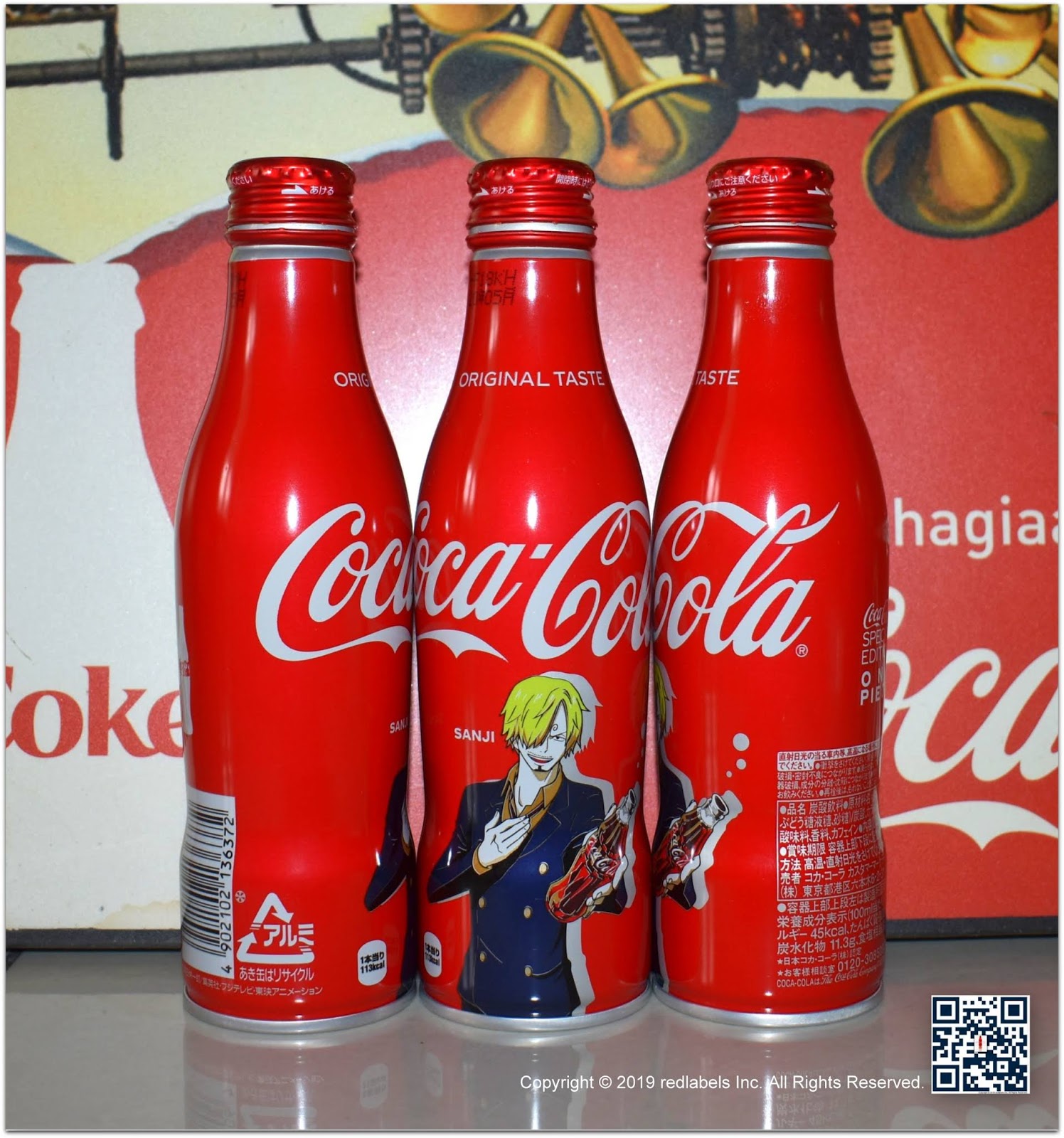 Aluminum Bottle Collector Club: Coca-Cola One Piece Universal Studio ...