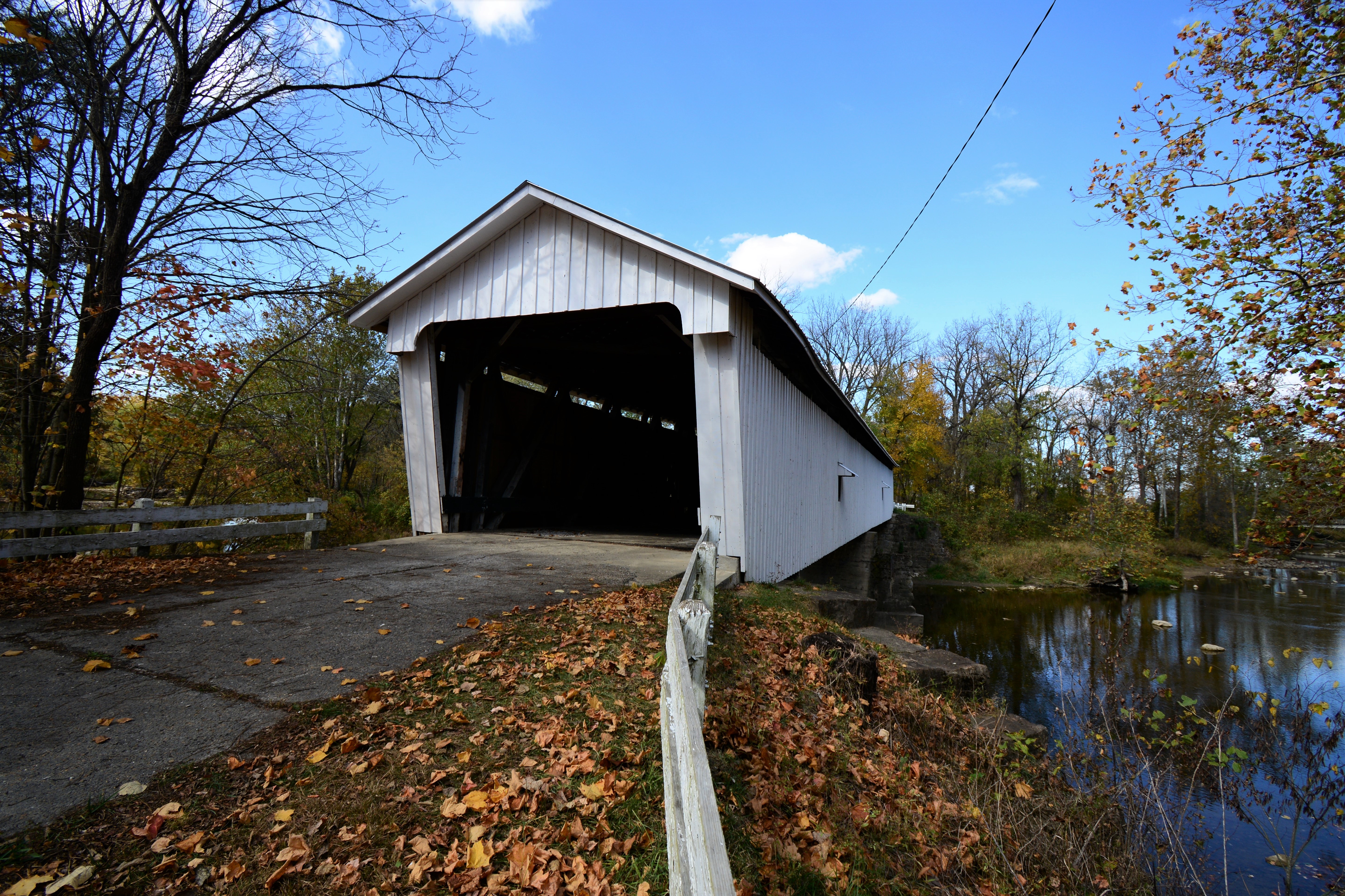 COVERED BRIDGES IN OHIO +: DARLINGTON COVERED BRIDGE - DARLINGTON, INDIANA