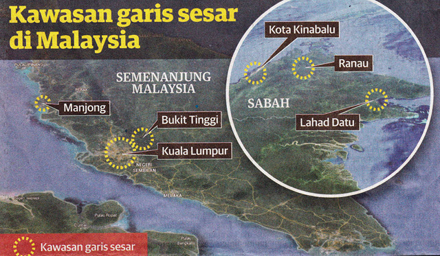 Sabah Berisiko Gempa Bumi Lebih Besar - Sabahup2date