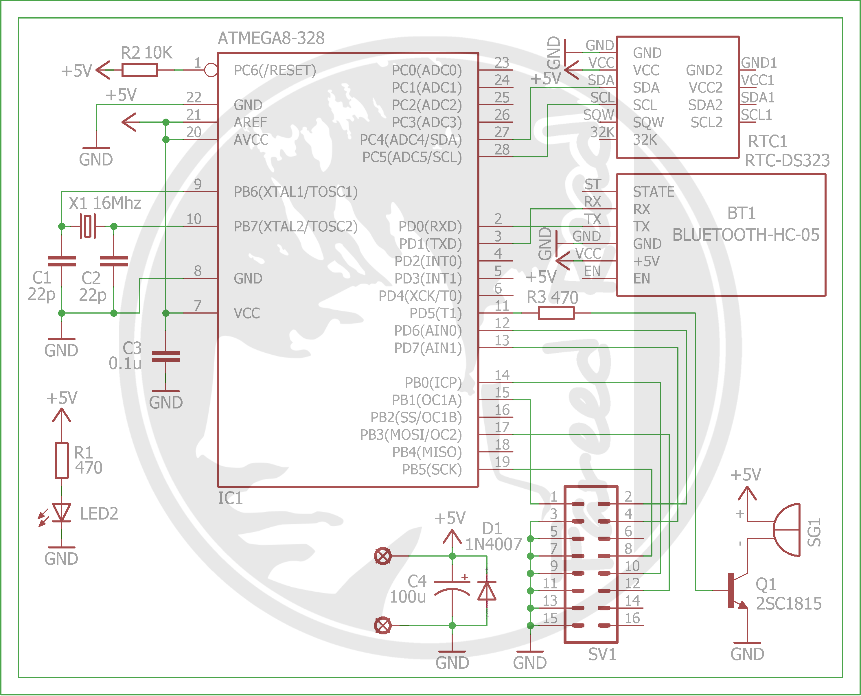Membuat Kontroler JWS atau Minimum Sistem Atmega328 dengan RTC DS3231 ...