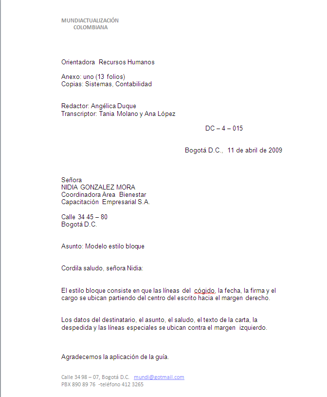 NORMA GTC 185: CORREO ELECTRONICO